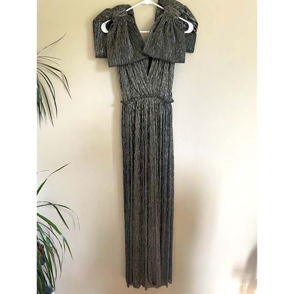 Zara | Dresses | Nwt Zara Limited Edition Metallic Thread Dress Size S ...
